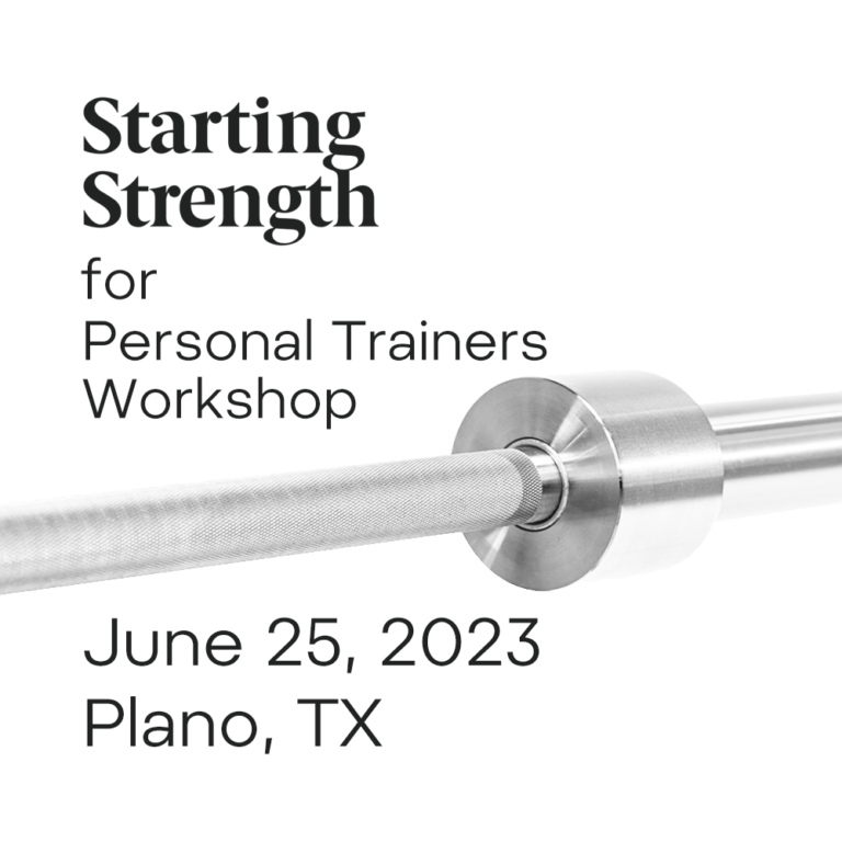 Starting Strength Coach Prep Course – The Aasgaard Company